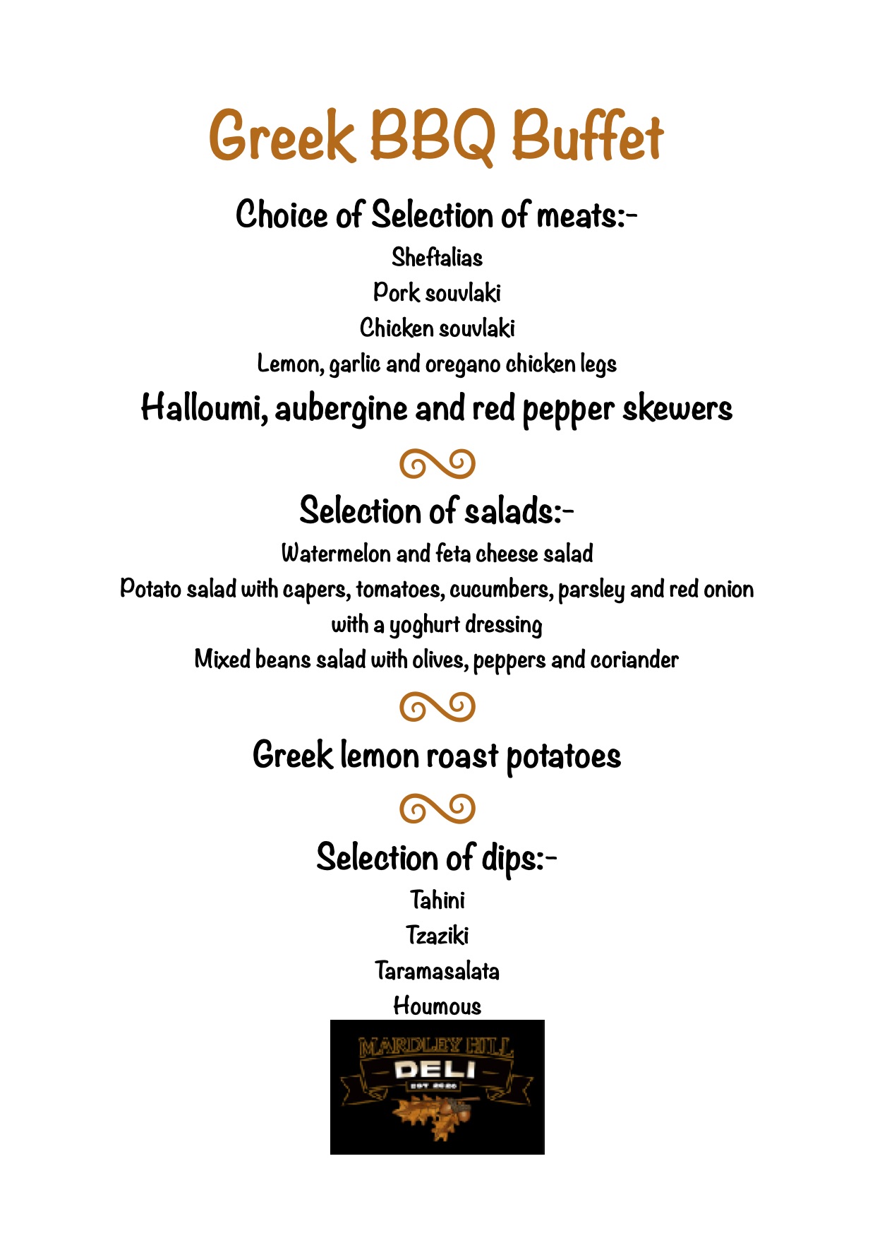 Catering - Mardley Hill Deli